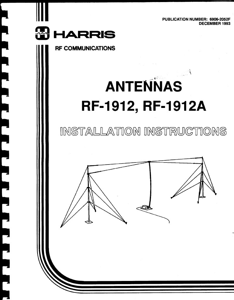 RF-1912/RF-1912A Antenna Installation Guide | PDF