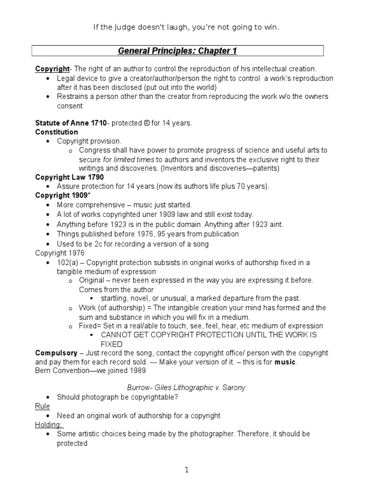 AZ Copyright Long Outline | PDF | Derivative Work | Copyright