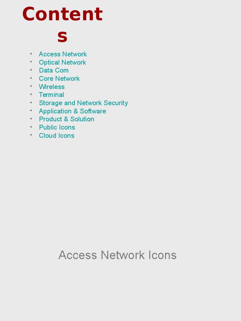 Huawei Visio Stencils for Network Icons | PDF | Telecommunications ...