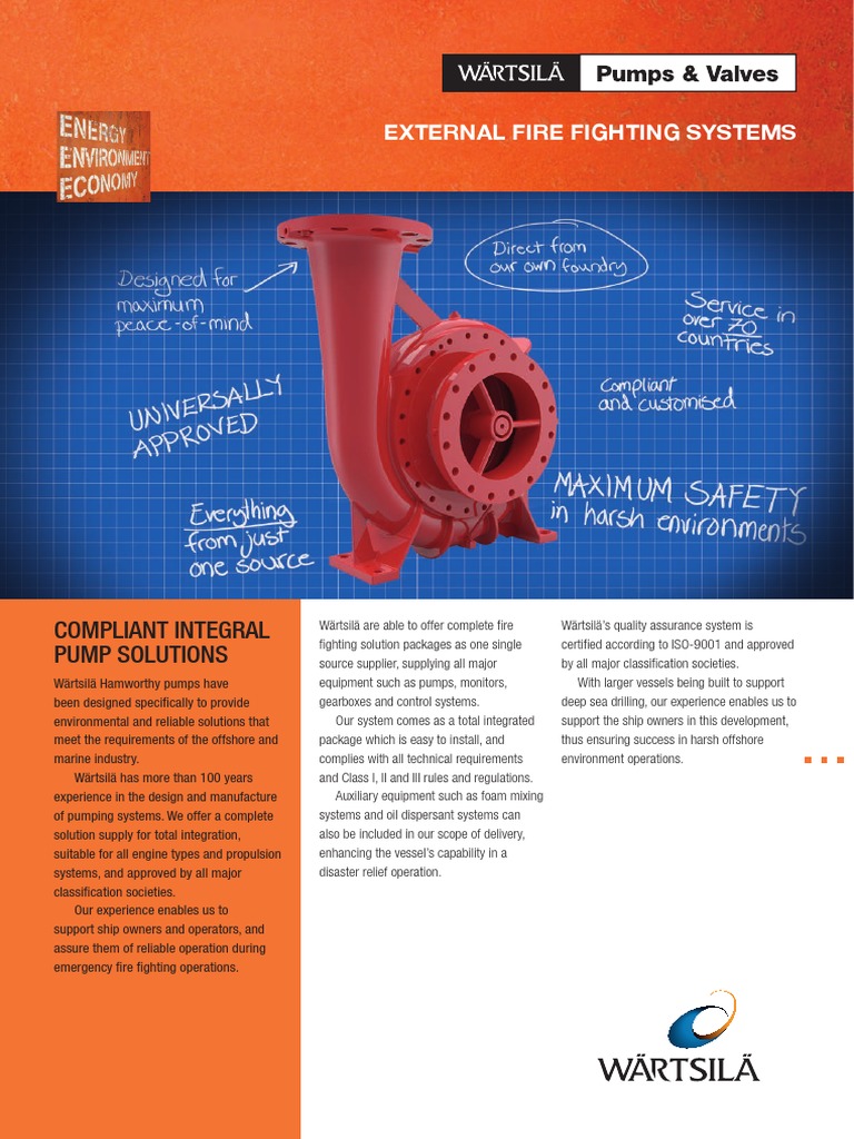 Brochure o Pumps Fire Fighting Packages | PDF | Pump | Firefighting