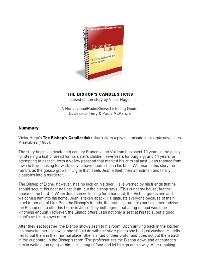 Summary of The Bishop's Candlesticks | PDF | Victor Hugo | Les Misérables