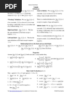 ODE Cheat Sheet | PDF | Ordinary Differential Equation | Equations