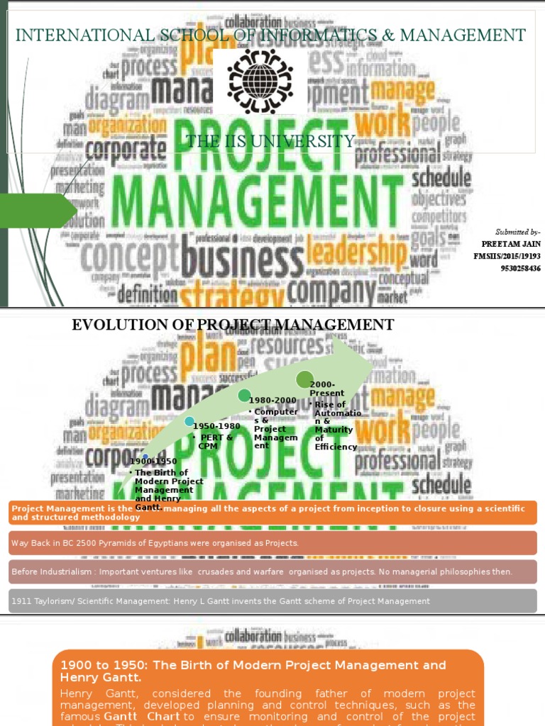 Evolution of Project Management . | PDF | Project Management | Risk ...