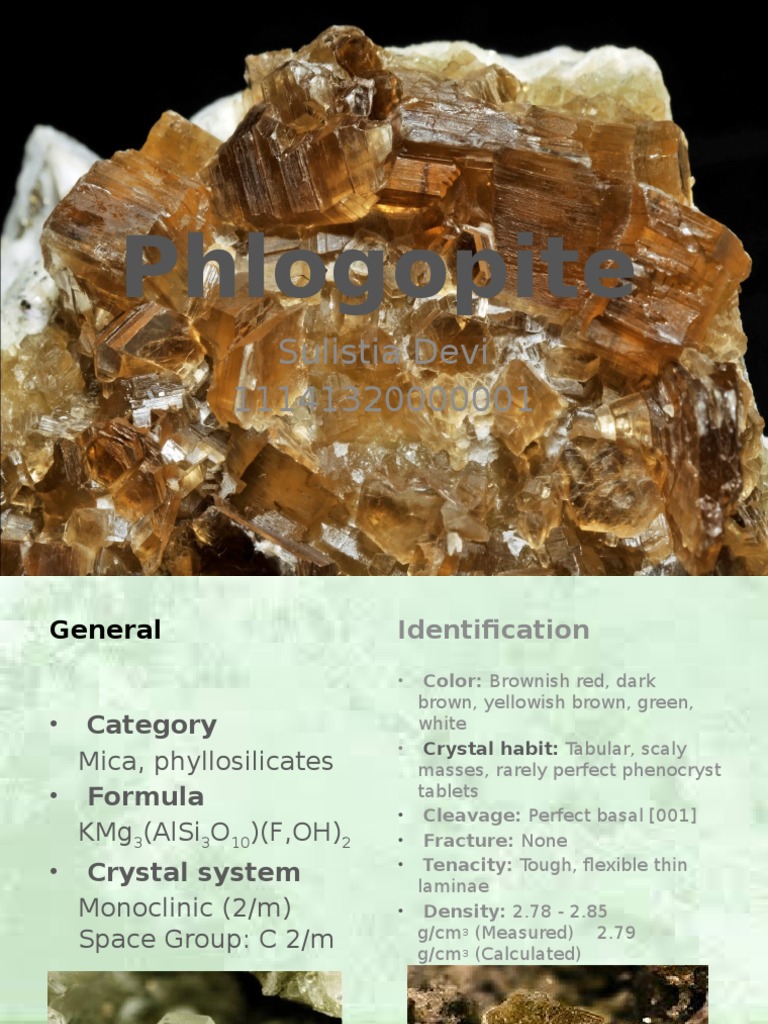 Phlogopite | PDF | Crystalline Solids | Geology