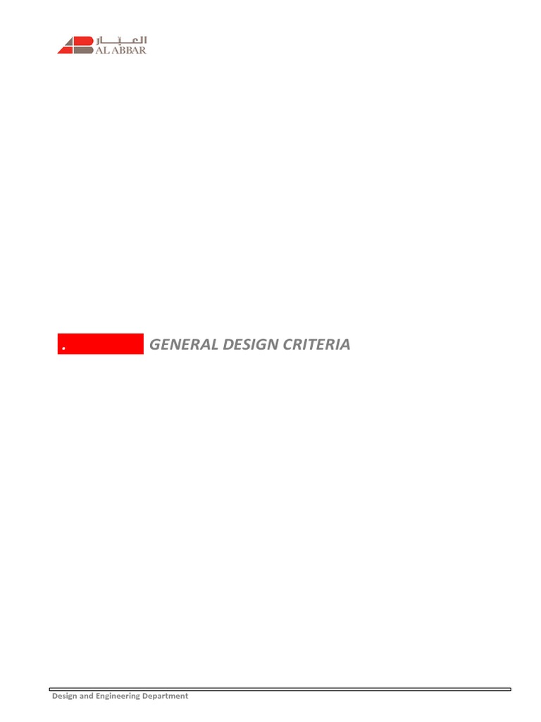 General Design Criteria | PDF