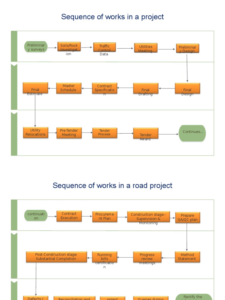 Sequence of Works in A Project: Preliminar y Surveys | PDF | Computers