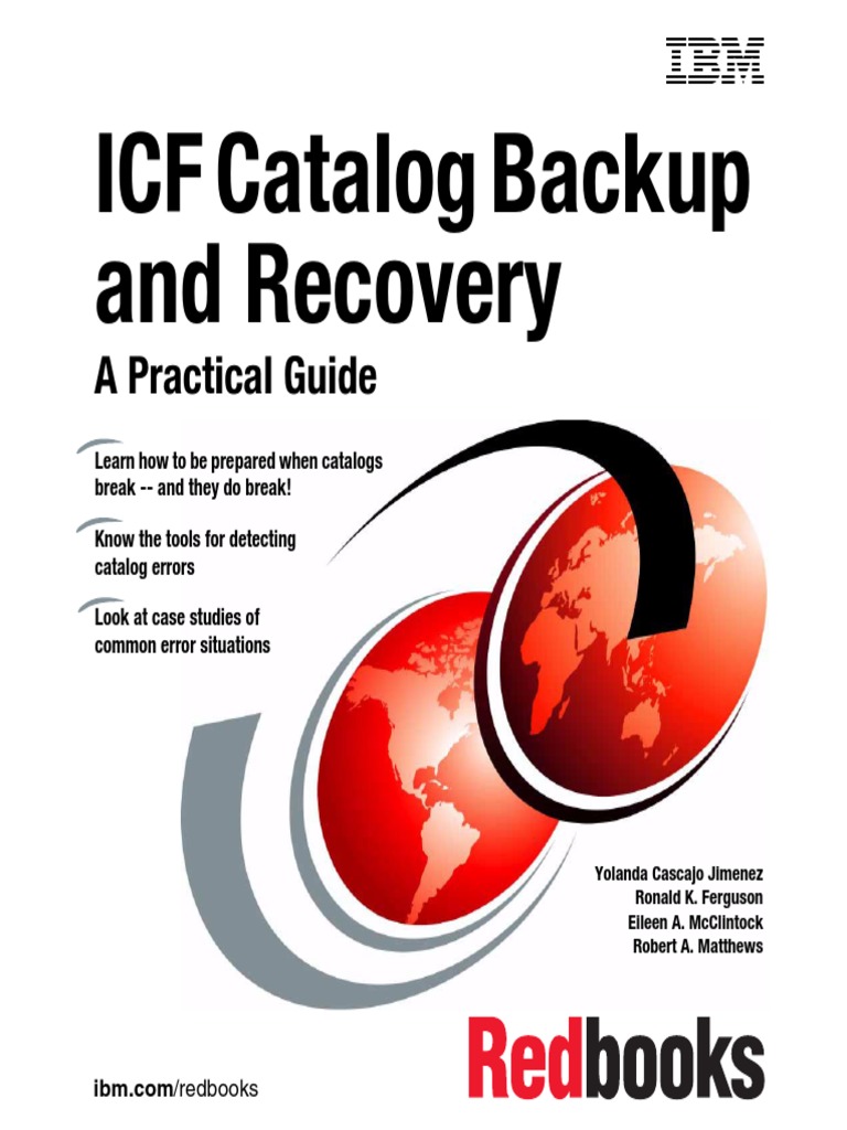 ICF Catlog Backup and Recovery | Download Free PDF | Information ...