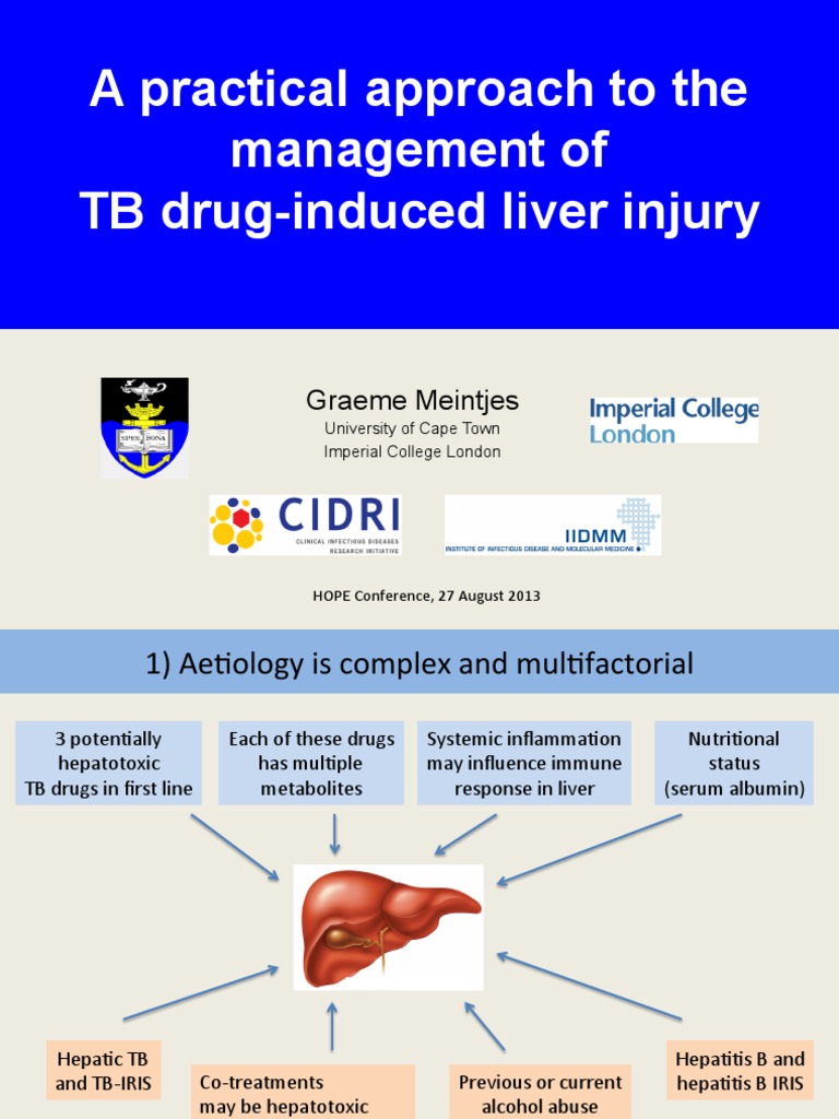 TB Drug Induced Liver Injury 27aug2013 | PDF | Medical Specialties | Clinical Medicine