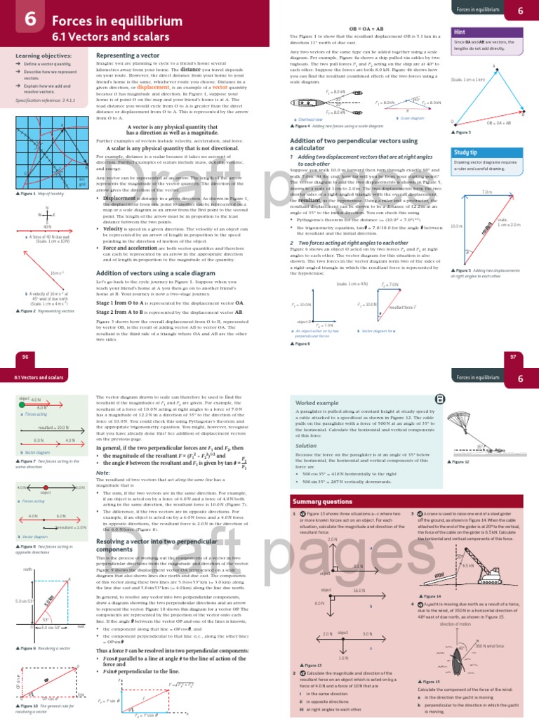 AQA Physics Blad | PDF | Force | Euclidean Vector