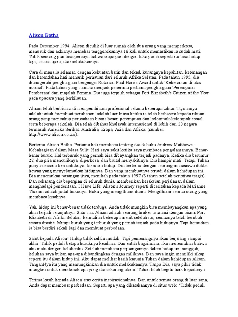 Alison Botha | PDF