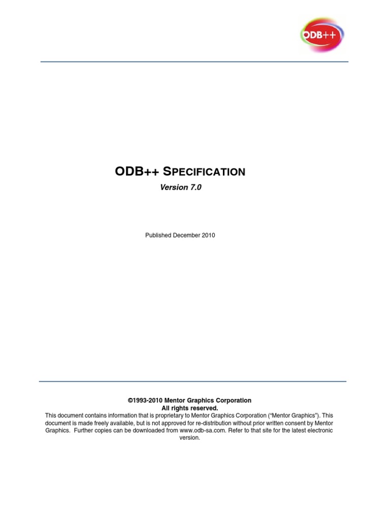 ODB Format Description v7 | PDF