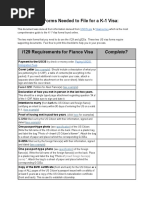 H4 Visa Documents Checklist:: Visa Application Form DS-160 | PDF | Law