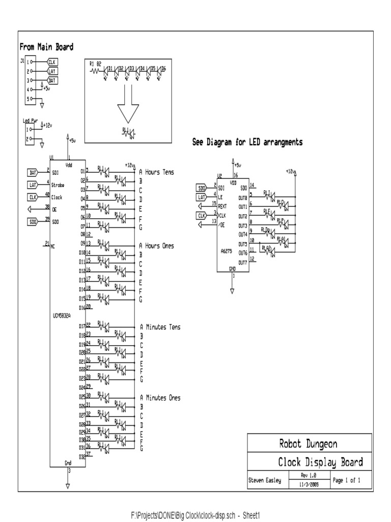Clock Display Board | PDF