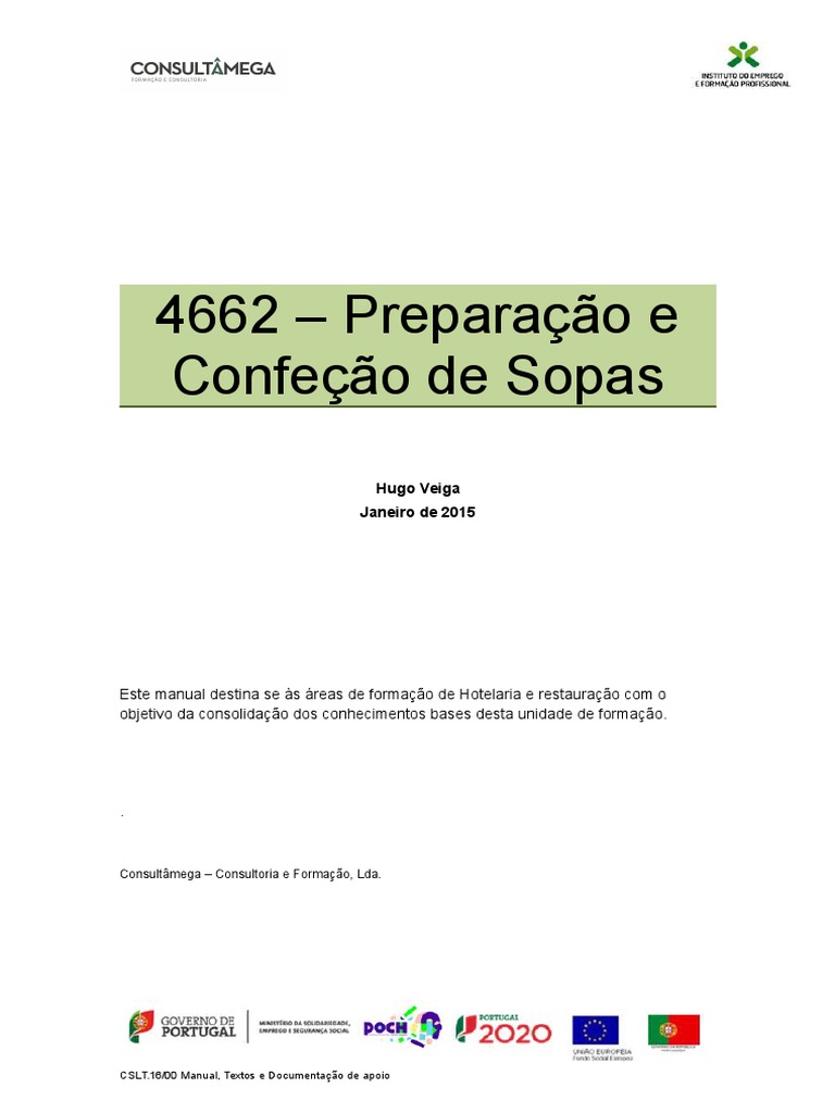 Manual de Sopas | PDF | Caldo | Alimentos