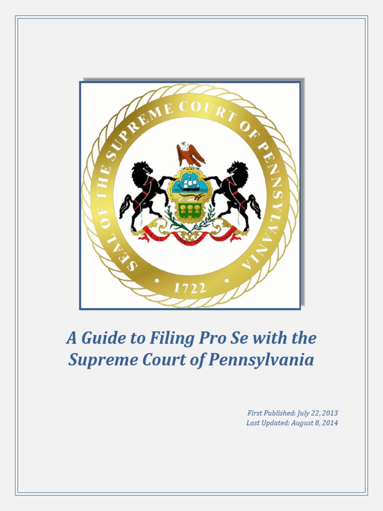 Pro Se Manual - 002861 | PDF | Brief (Law) | Pro Se Legal ...