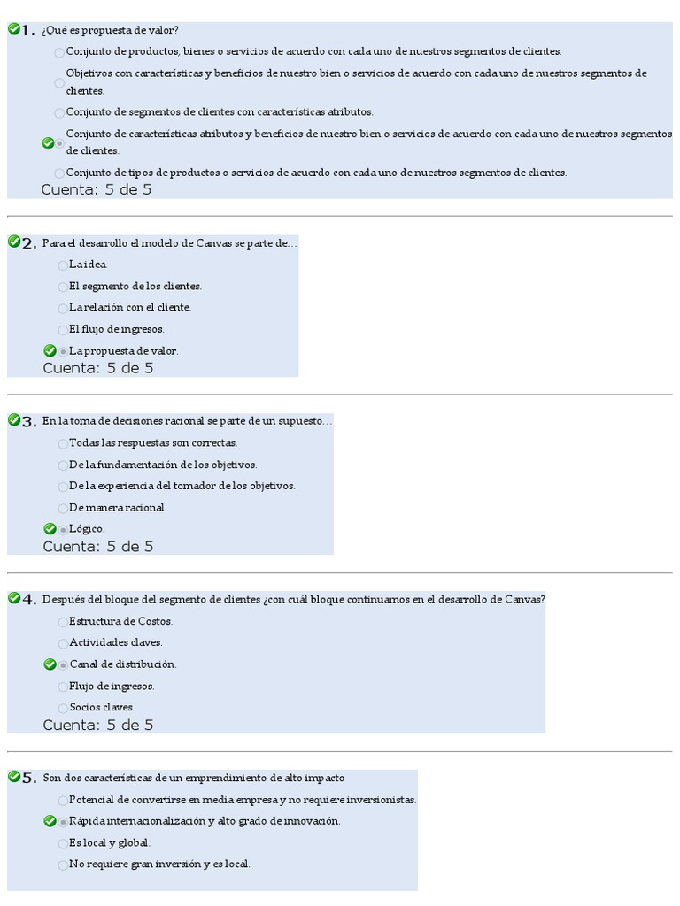 Examen Del Módulo 3 Liderazgo y Emprendimiento Revision 100% | PDF ... Examen Del Módulo 3 Liderazgo y Emprendimiento Revision 100% | PDF ...