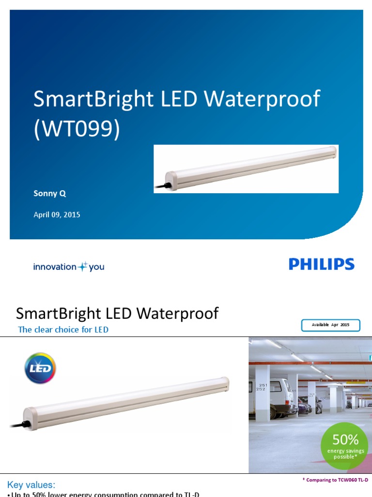WT099 - SmartBright LED Waterproof | PDF | Power Supply | Electrical ...