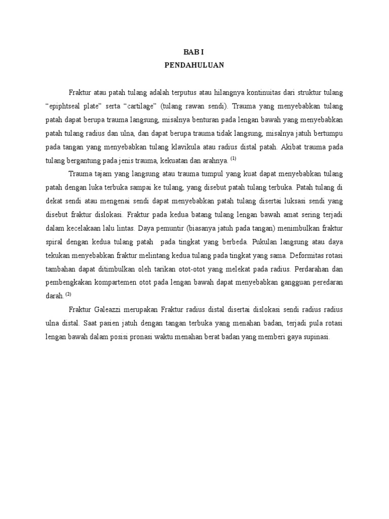 Laporan Kasus Morning Report Fraktur | PDF