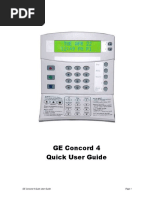 BOSCH D1255 Keypad Operation Instructions: To Turn The Security System ...