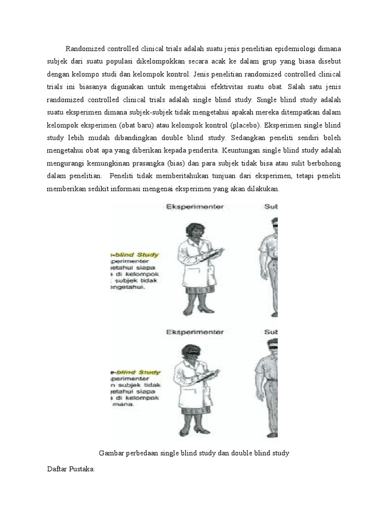 Single Blind Study | PDF