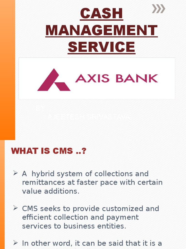 Cash Management Services | PDF | Cheque | Clearing (Finance)