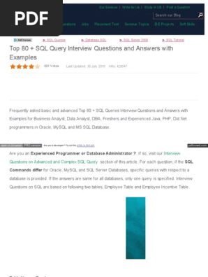 Sql Interview Questions You Should Consider Asking Candidates – SQL ...