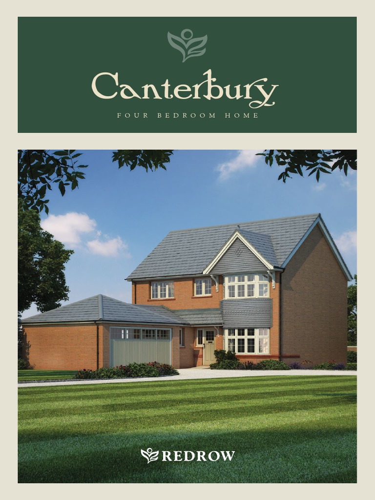 Canterbury The 4 Bed Floorplan Warren Grove Dawlish Redrow | PDF