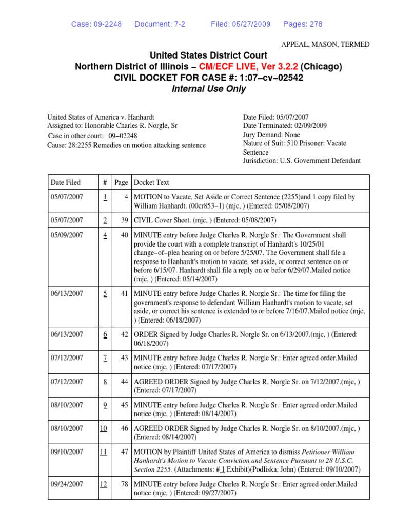 Transcript of William Hanhardt Plea Hearing | PDF | Plea | Legal Procedure