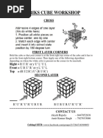 Rubik's Cube Algorithms Guide | PDF | Science & Mathematics