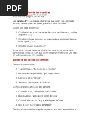 30 Y Comillas Simples