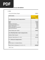 PF Esi Calculation Sheet Example | PDF | Computing | Computer Security