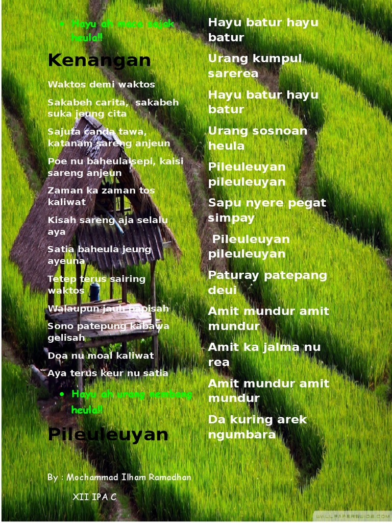 Sajak Sunda | PDF