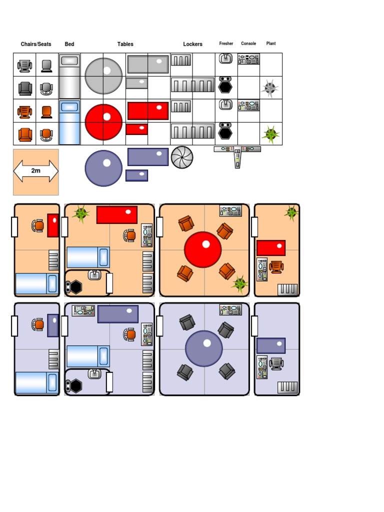 Star Wars d6 - Blueprints - Deckplan Tiles | PDF