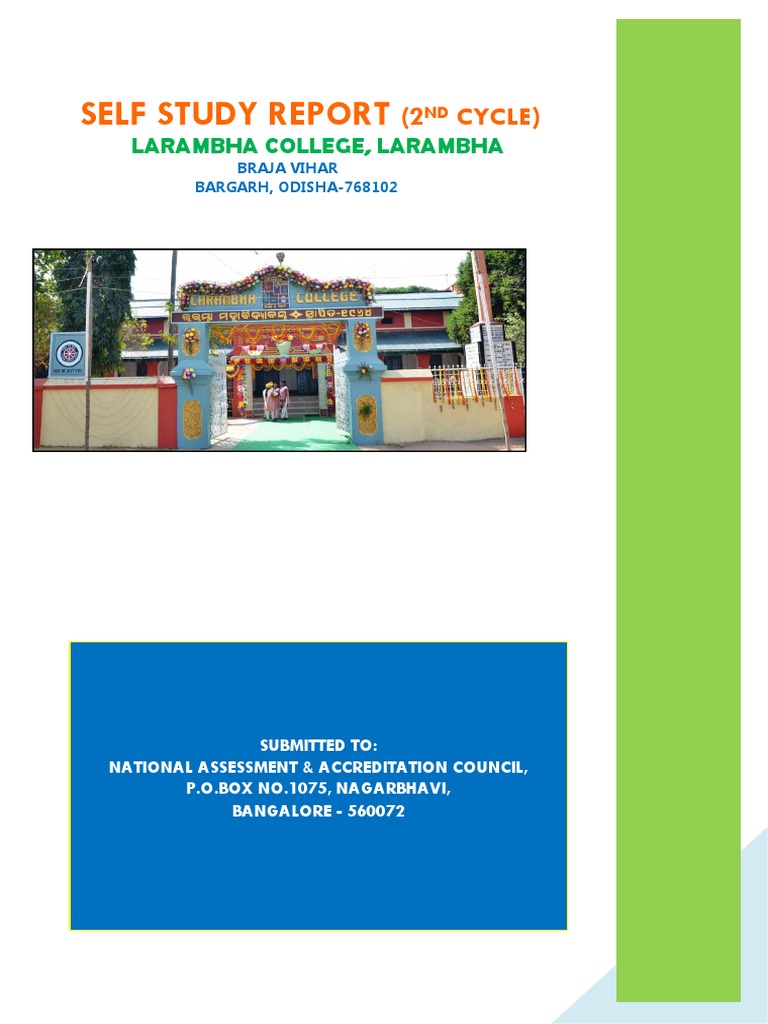 Naac SSR-2016-2 | PDF | University And College Admission | Educational ...