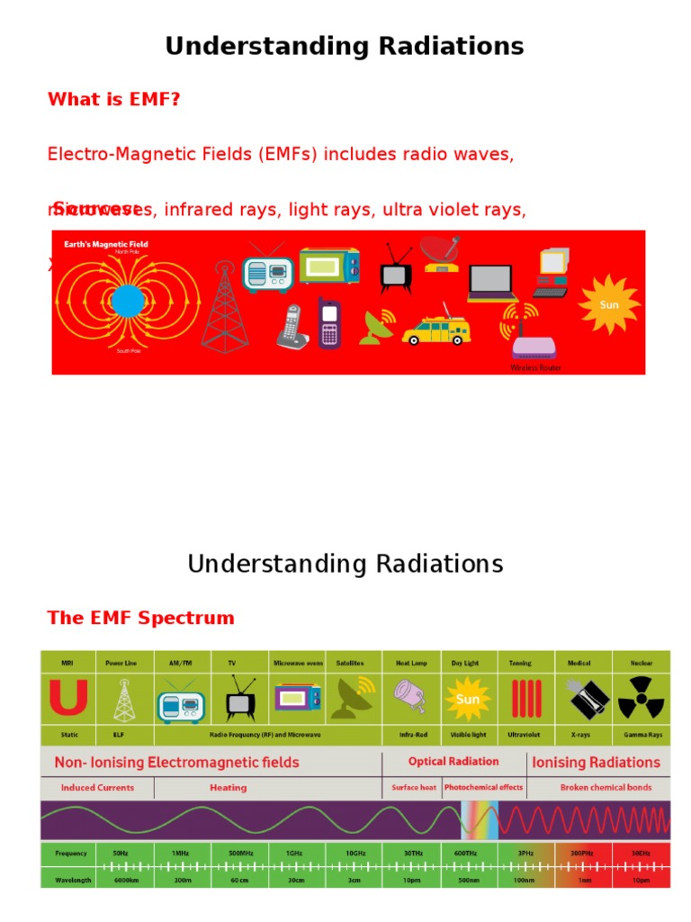 Understanding Radiations: What Is EMF? | PDF | Electromagnetic Spectrum ...