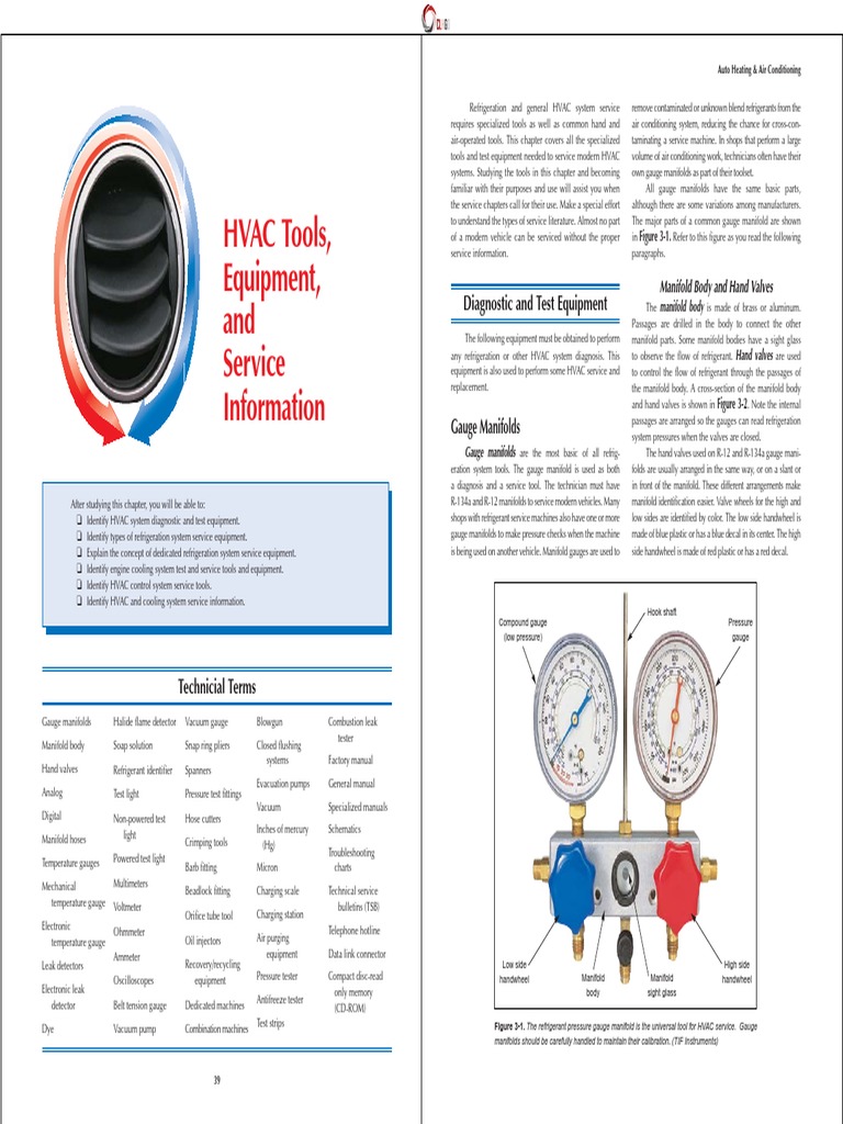 HVAC Tools and Equipment Overview | PDF | Air Conditioning | Hvac