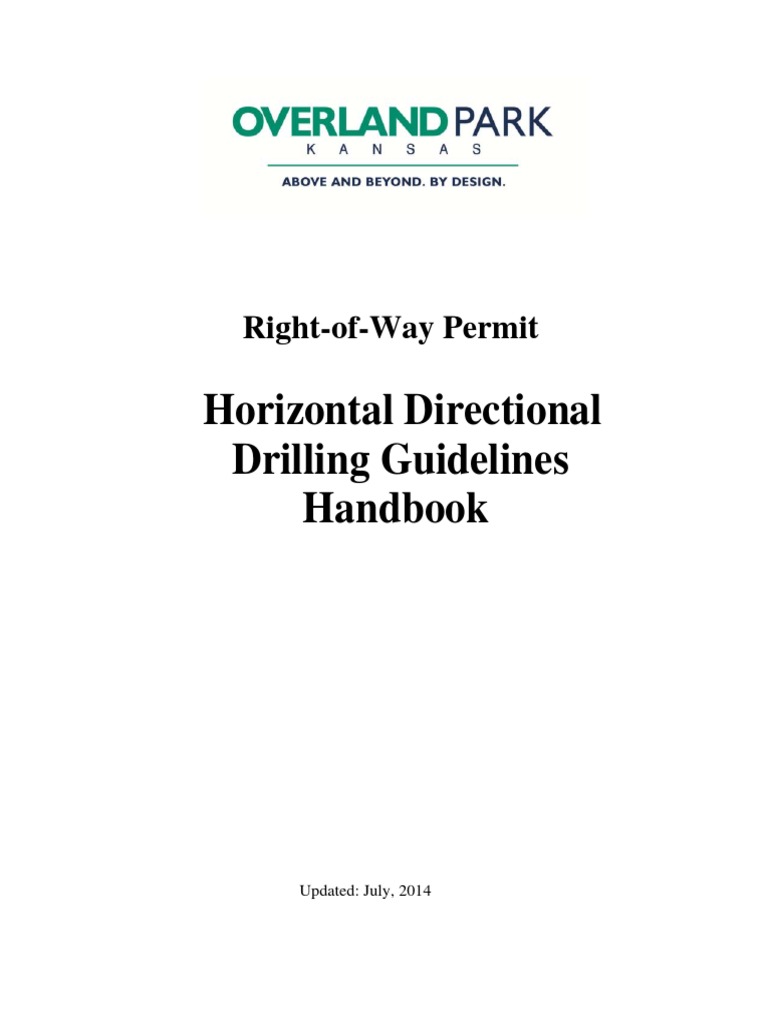 Horizontal Directional Drilling Guidelines | PDF | Stormwater ...