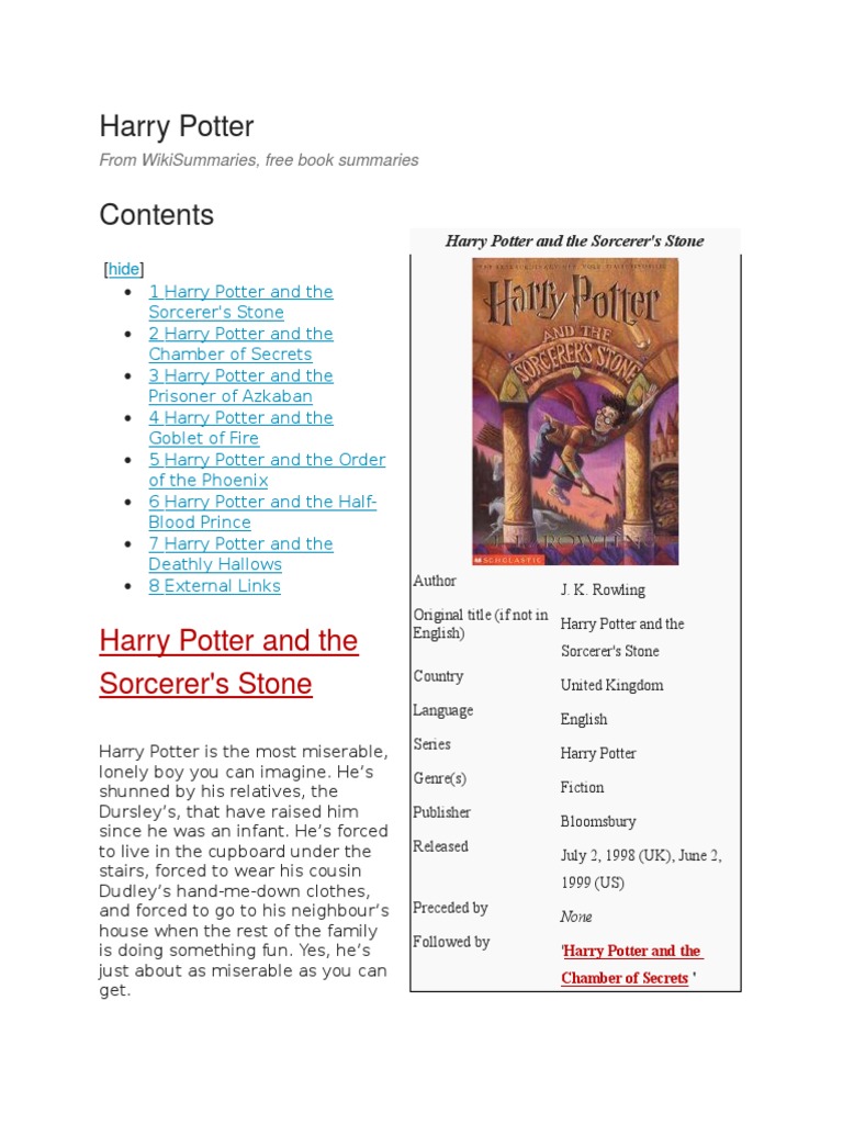 Harry Potter 1 | PDF | Harry Potter | Literary Characters