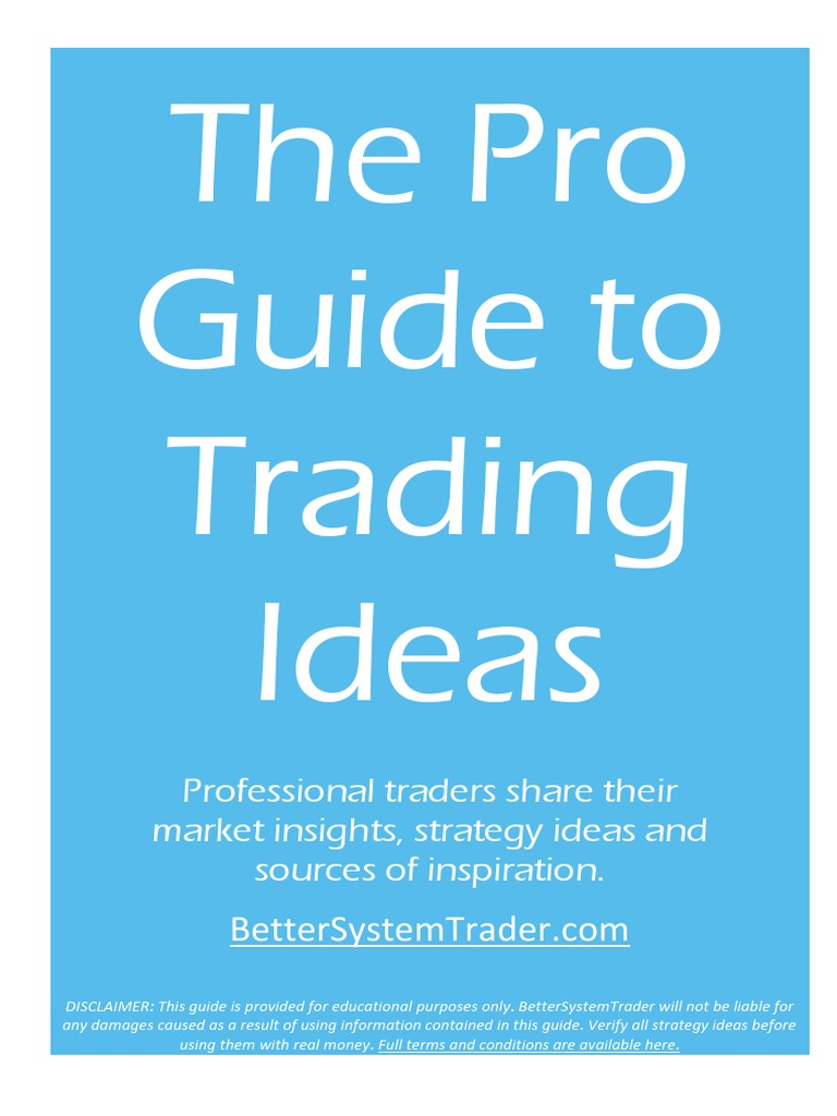 Pro Guide to Trading Strategies | PDF | Diversification (Finance ...