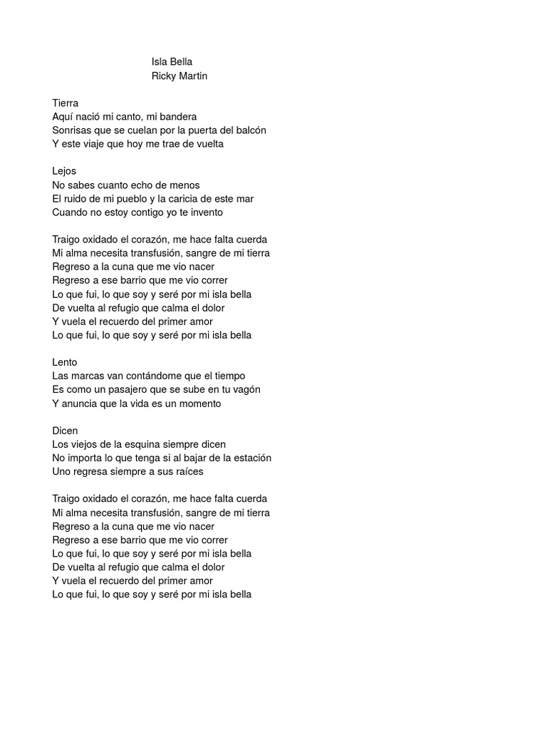Isla Bella | PDF