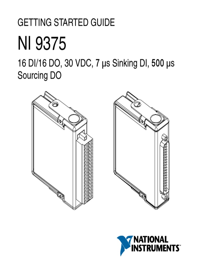 NI 9375 for WDT | Electromagnetic Compatibility | Electrical Connector