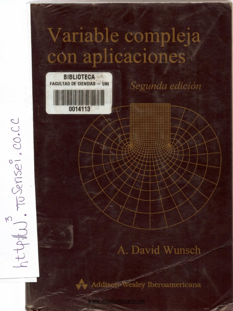 Variables Complejas Con Aplicaciones | PDF