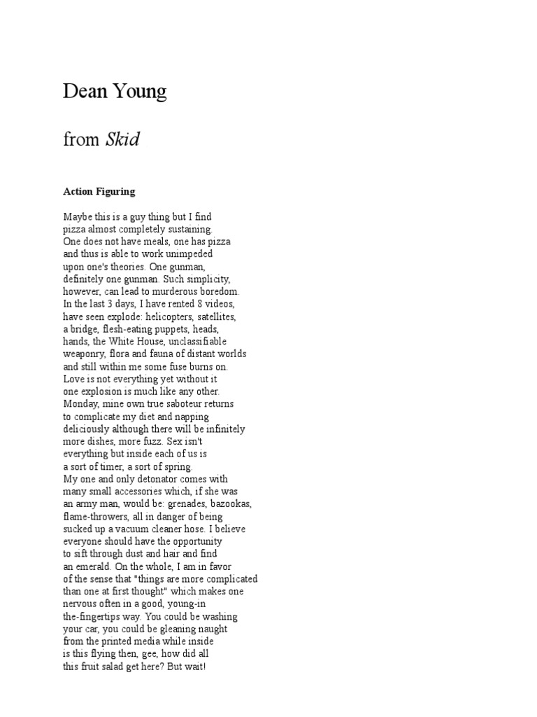 Dean Young | PDF | Poetry