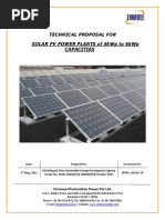 Solar Project Proposal PDF | PDF | Solar Power | Solar Panel