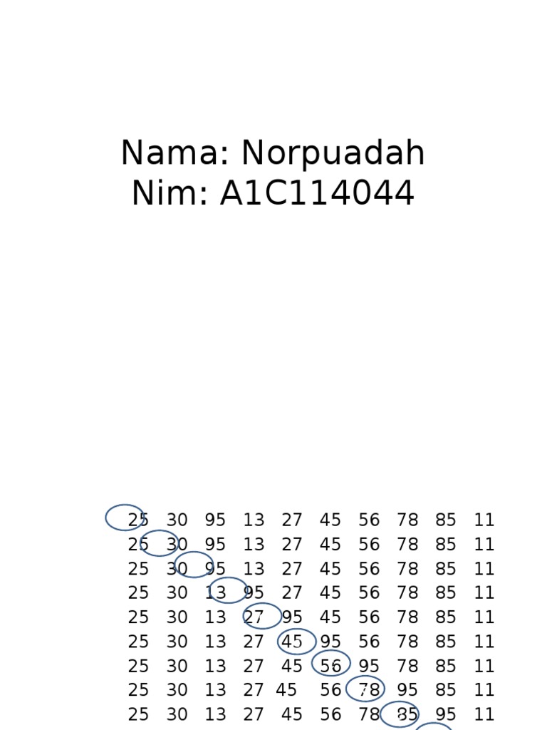 Tugas Bubble Sort | PDF
