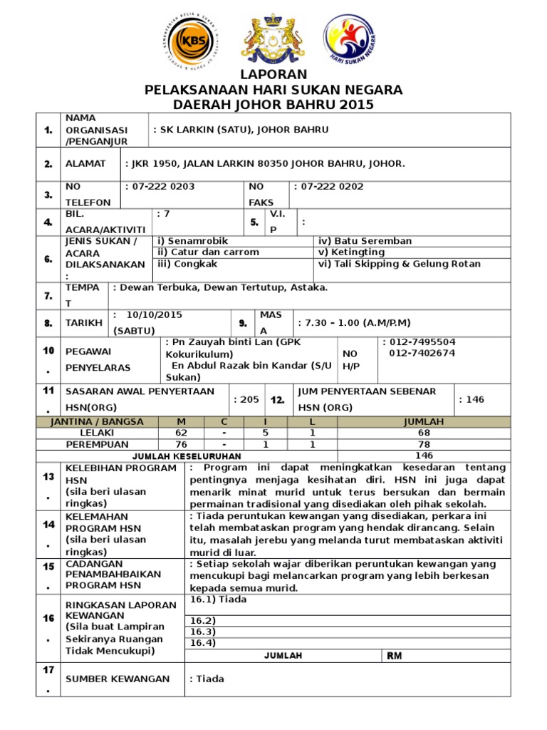 Format Laporan Bergambar | PDF