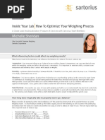 1251 - WEIGHING ON AN ANALYTICAL BALANCE - USP Chapter | PDF | Weight ...