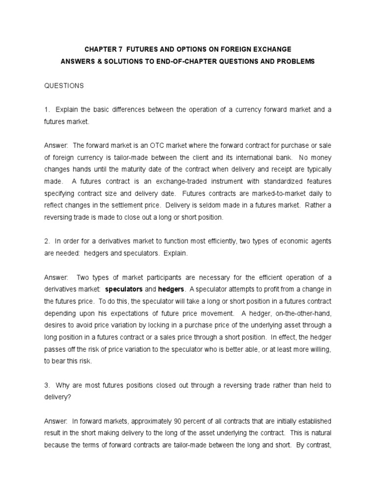 Ch07 Questions and Problems Answers1 | PDF