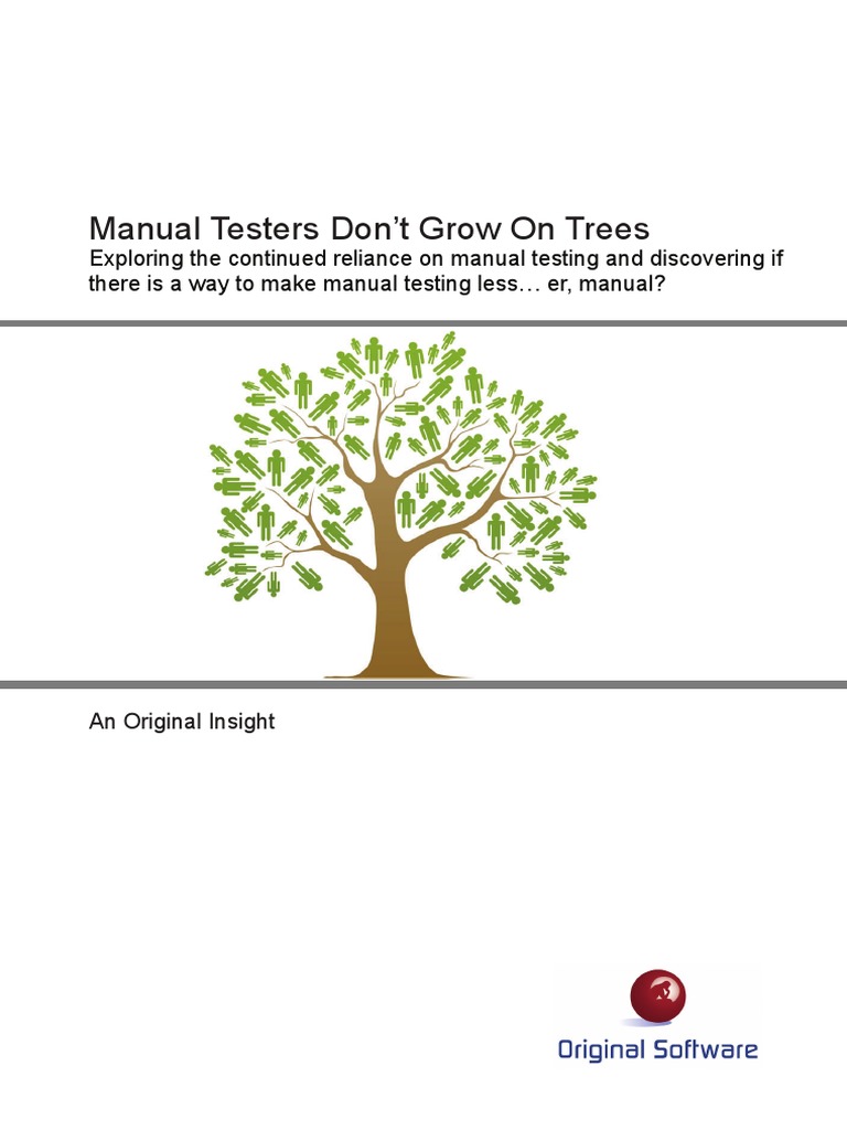 Manual Testers Don't Grow On Trees | PDF | Software Testing | Databases