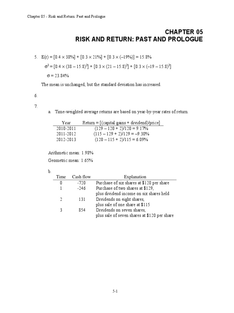 Tutorial 4 CHP 5 - Solution | PDF | Teaching Methods & Materials